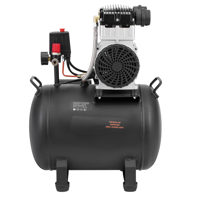 17 Stories Air Compressor Compact Portable Oil Free Compressor 10 Gallon 90 PSI | Wayfair